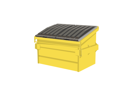 3m3 Front Lift Bin | REMONDIS Online